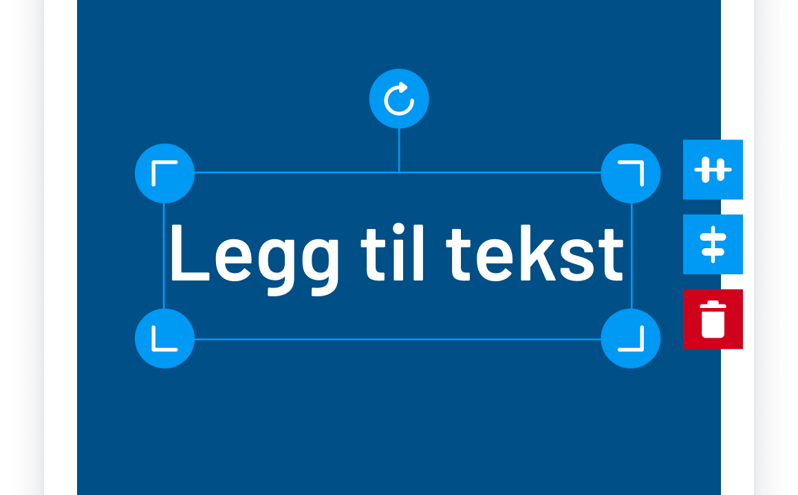 Veiskilt med egen design eller etter ferdige maler - Skiltmax